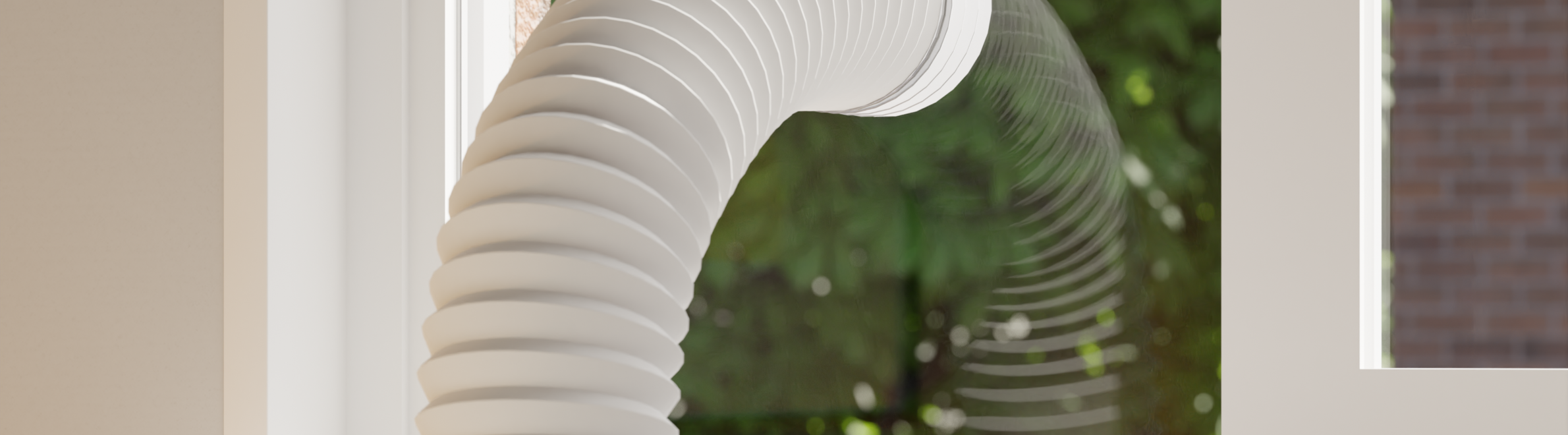 Where should the exhaust hose of your portable AC go? Tips